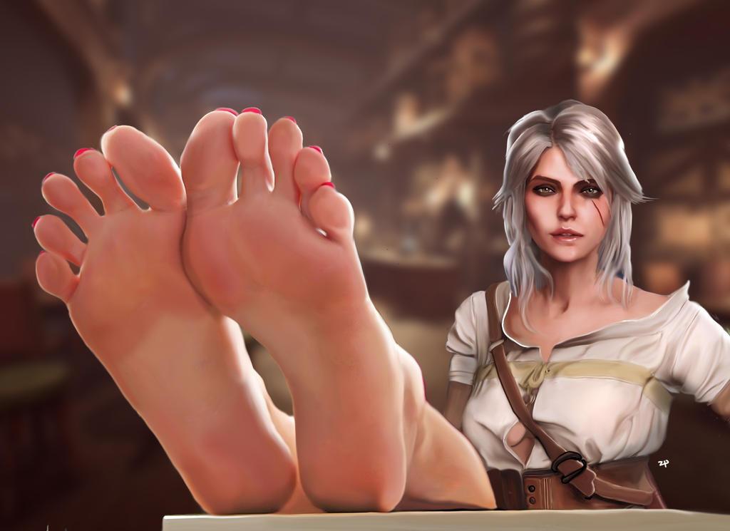 Ciri Barefoot (BalthaZarDragon) [The Witcher] | Scrolller