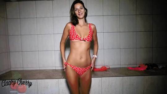 Claary Cherry finishes her try on haul with a sexy strip | Scrolller