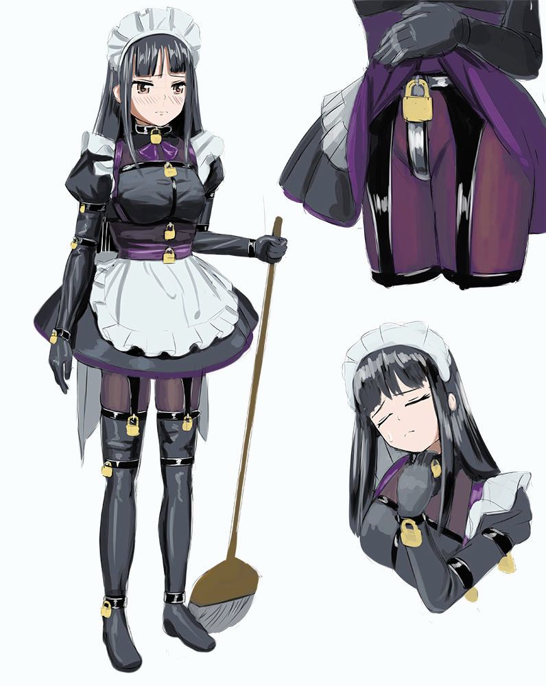 Cleaning the house was fine before she was locked up, now every time a lock jingled a sound ...