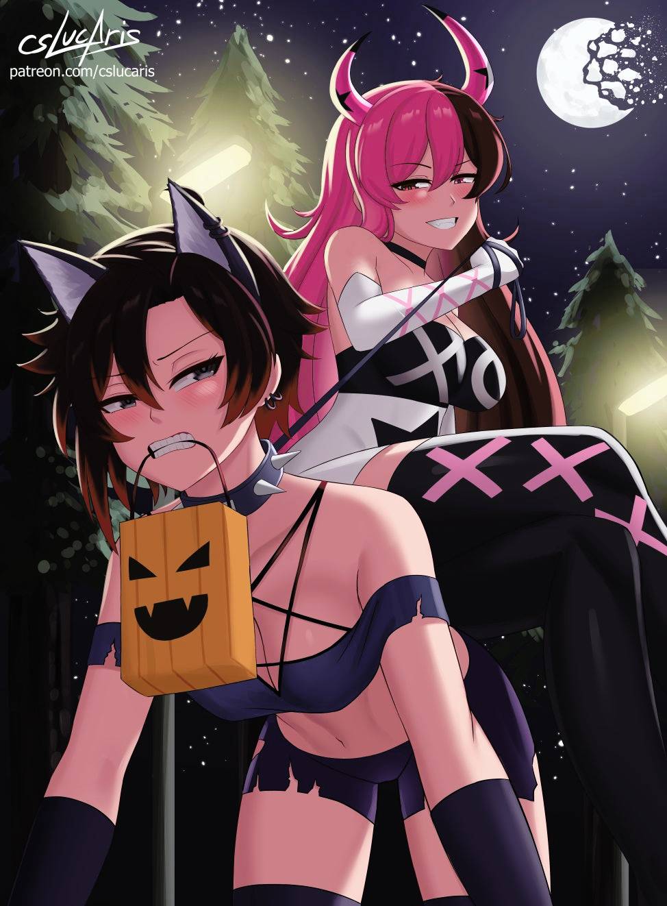 Come on pet. I thought you liked trick or treating? (Cslucaris) [ RWBY] {Neopolitan & Ruby Rose ...
