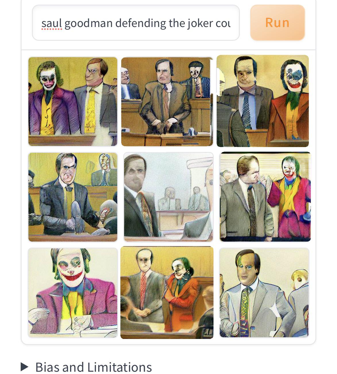 Court sketch of Saul Goodman defending the Joker | Scrolller