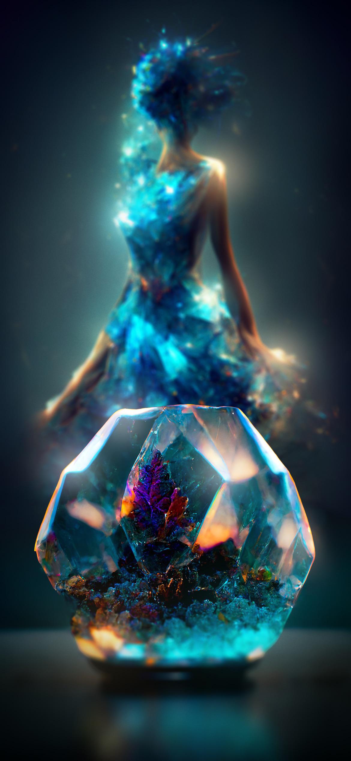 Crystal goddess | Scrolller