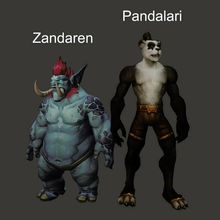 Cursed Zandaren and Pandalari | Scrolller