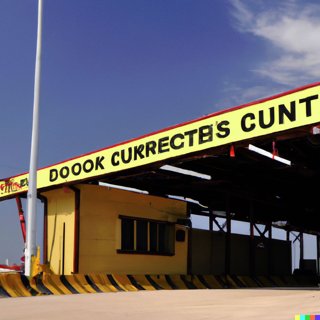 "Customs checkpoint at the border" | Scrolller