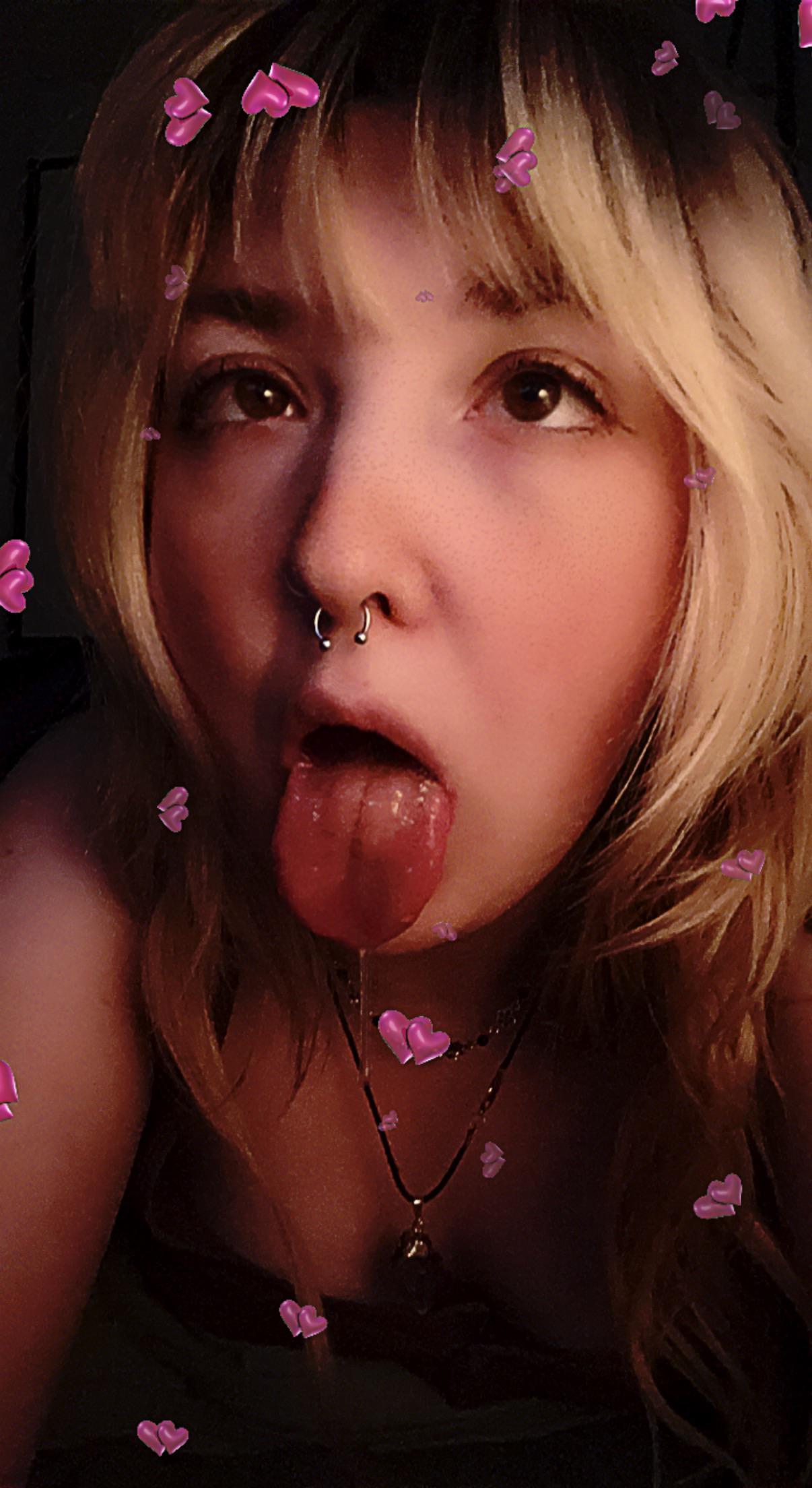 cute ahegao selfie before bed :) | Scrolller