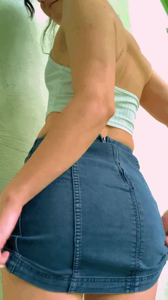 Cute little booty under my skirt | Scrolller
