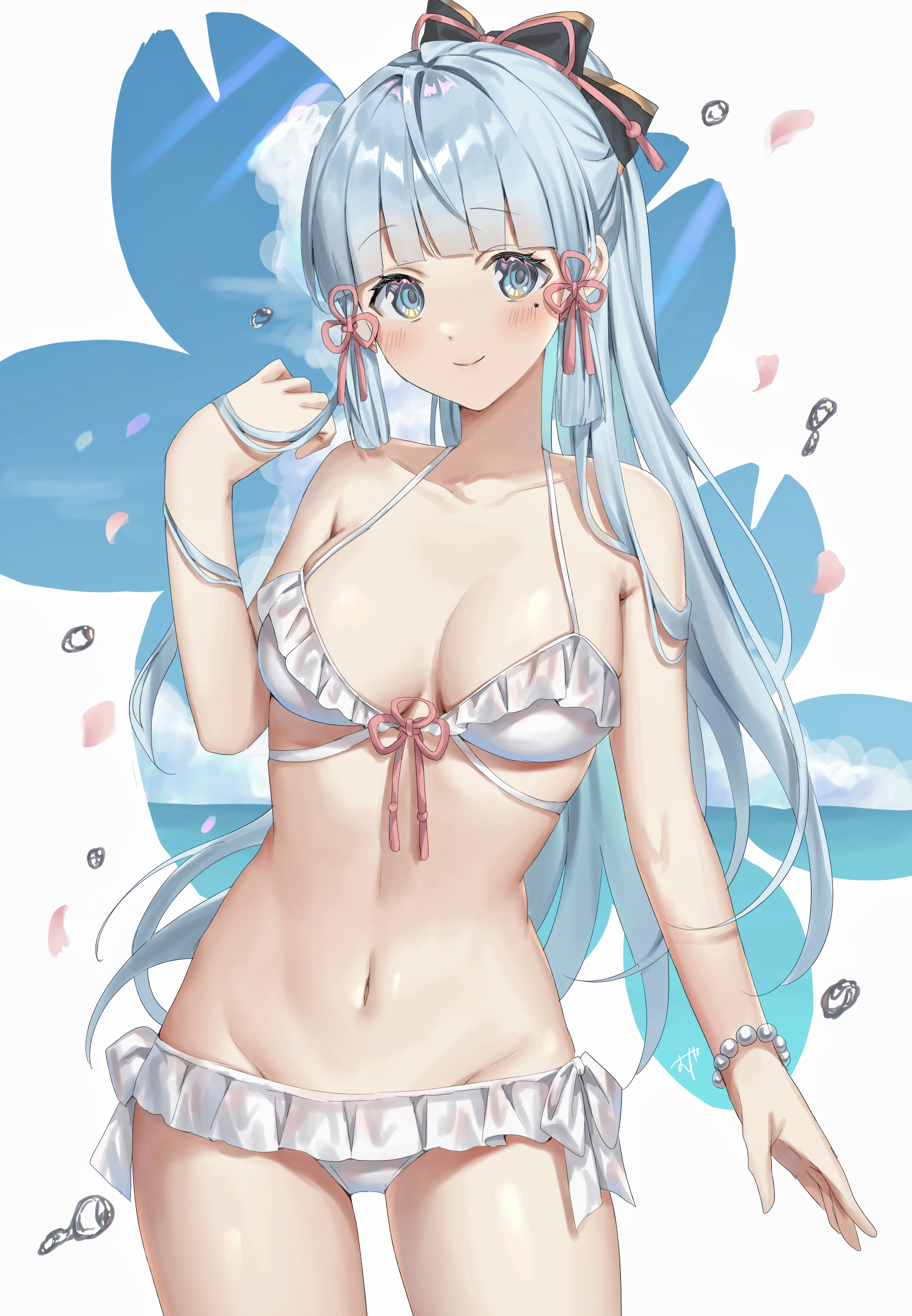 cute swimsuit Ayaka | Scrolller