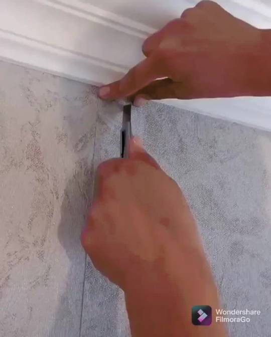 Cutting wallpaper | Scrolller