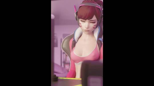 D.Va gets drilled (ZMSFM) | Scrolller