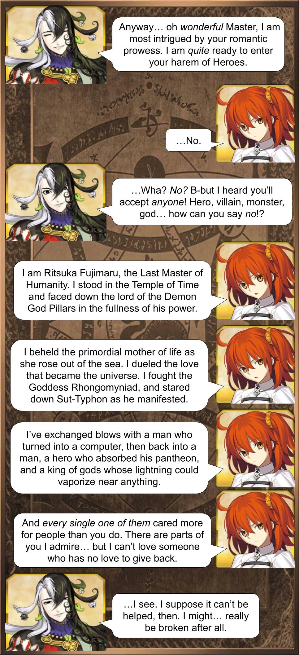 Daily Chaldea 1306: Rejection | Scrolller