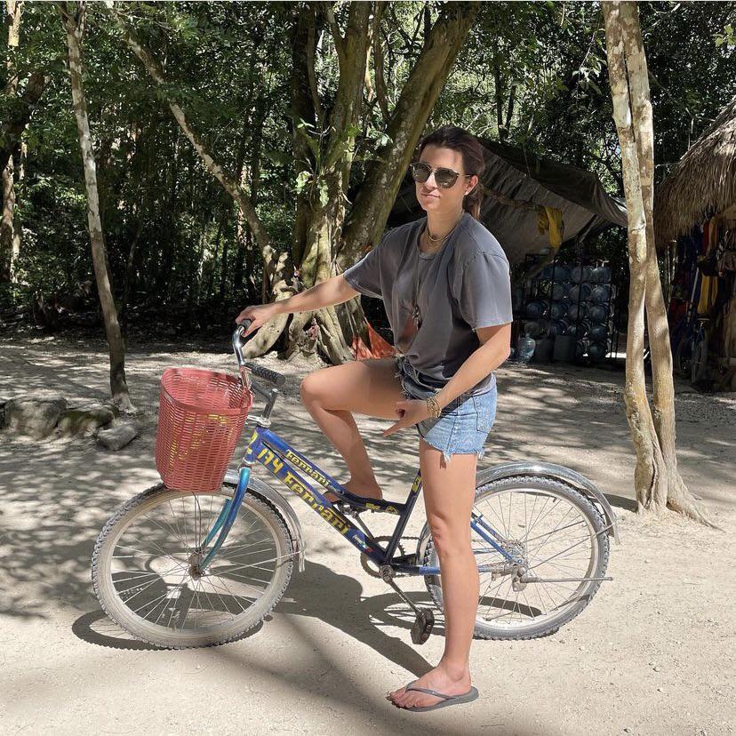 Danica on a bike | Scrolller