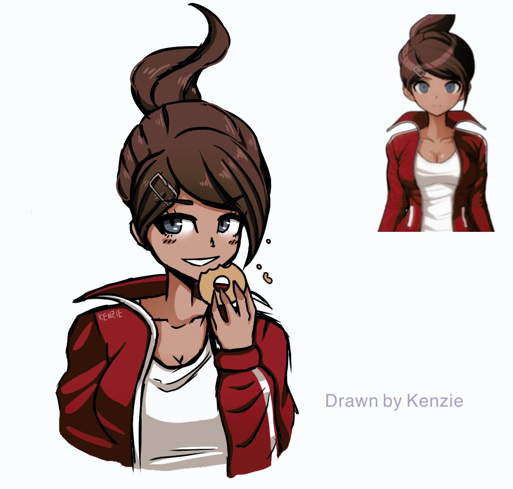 Decided to post it here too, sketch of Aoi in my artstyle :D | Scrolller