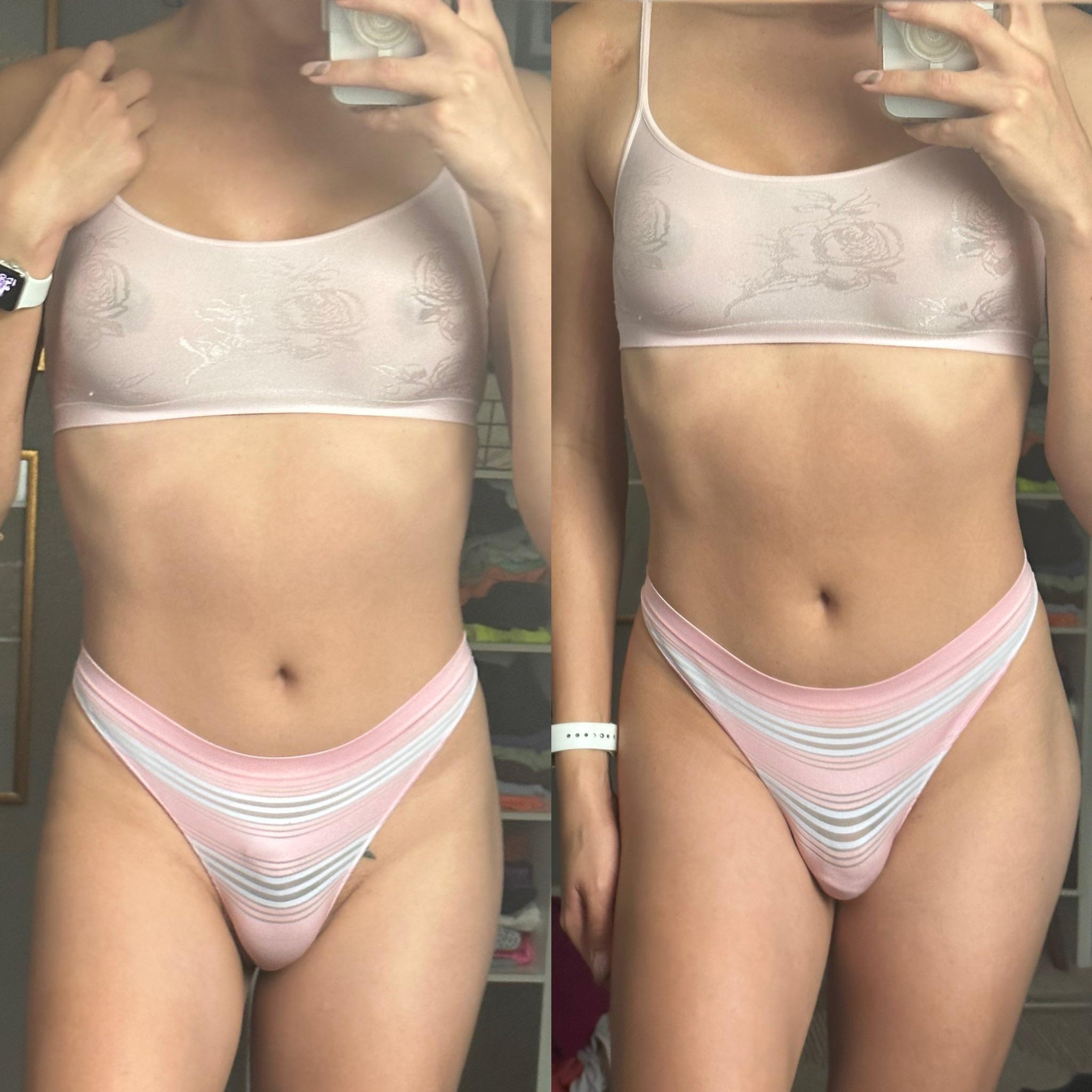 Do you like my panty bulge pointing up or down? 🥰 | Scrolller