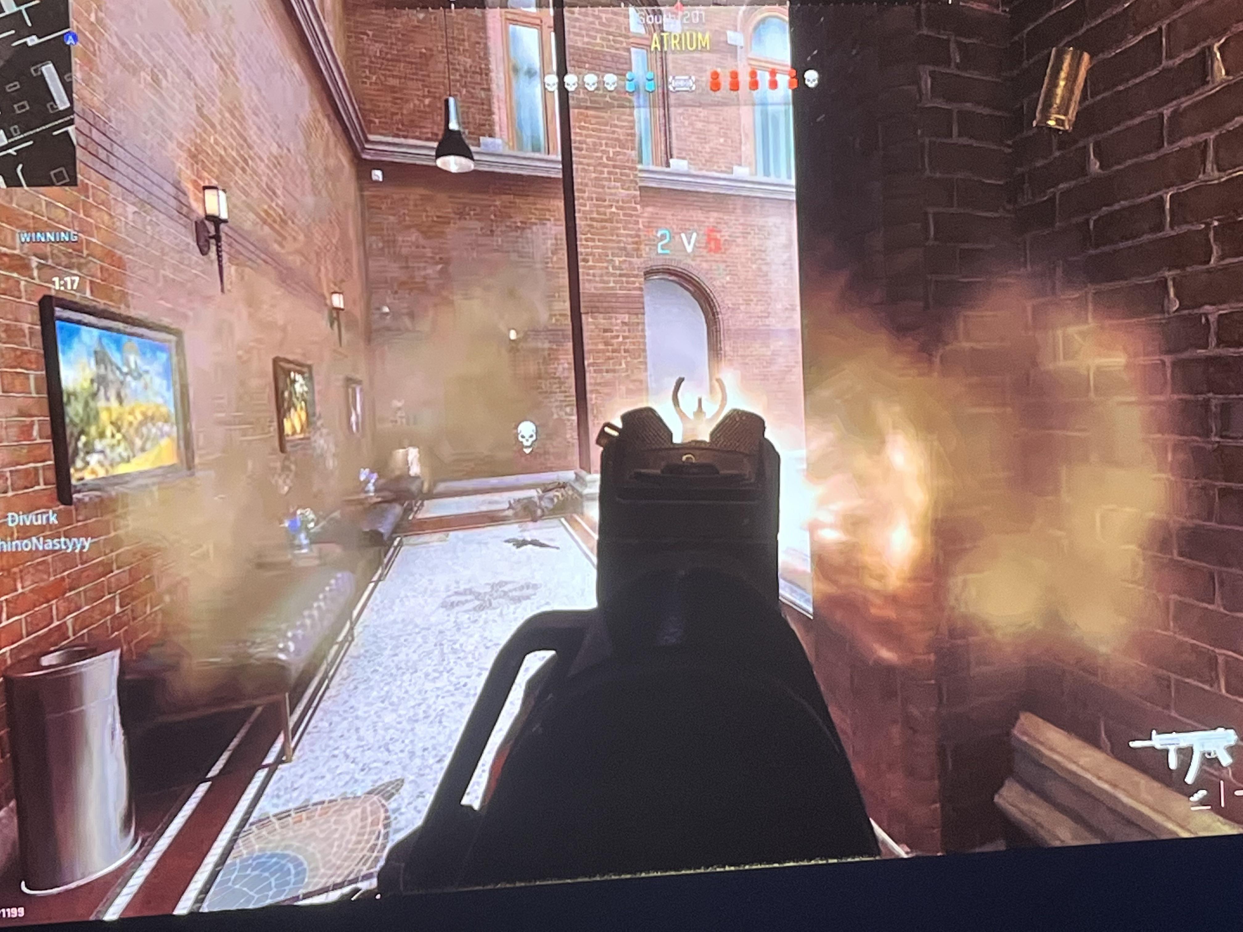 Does anyone else find the muzzle flash a little too strong. It makes it very difficult to track ...