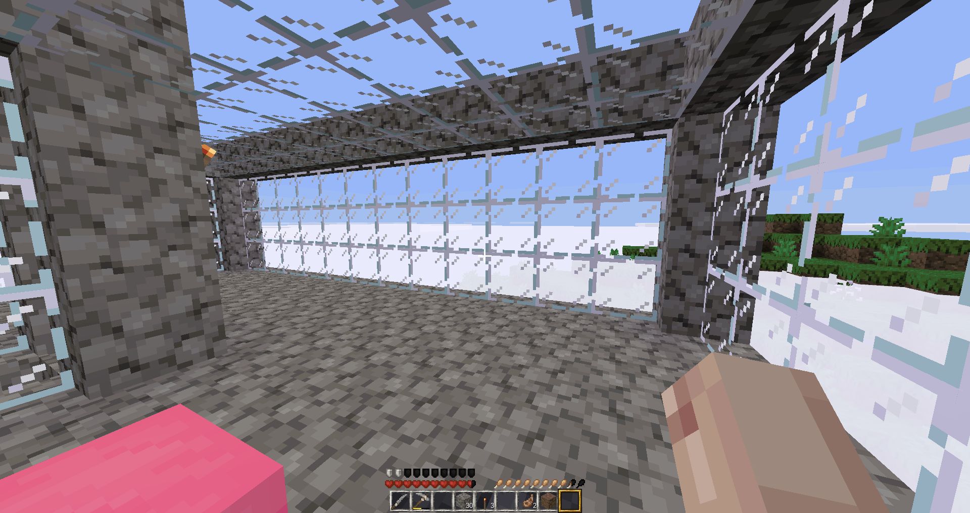 Does anyone Mineclone2? my daughter and I built a home in the clouds on our home server | Scrolller