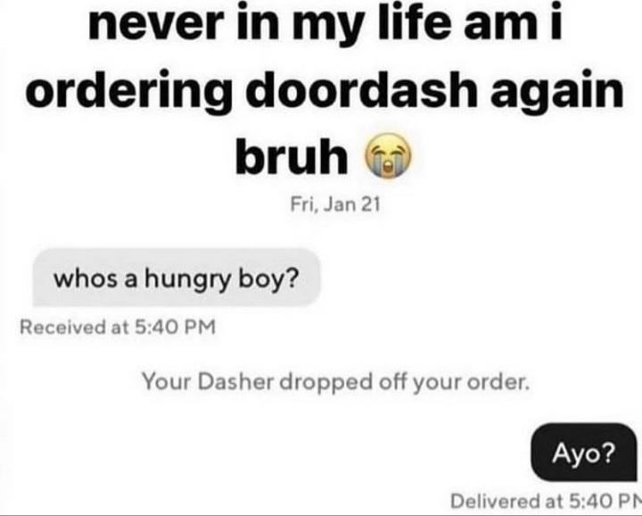 Doordash a bit sus🤨🤨 | Scrolller