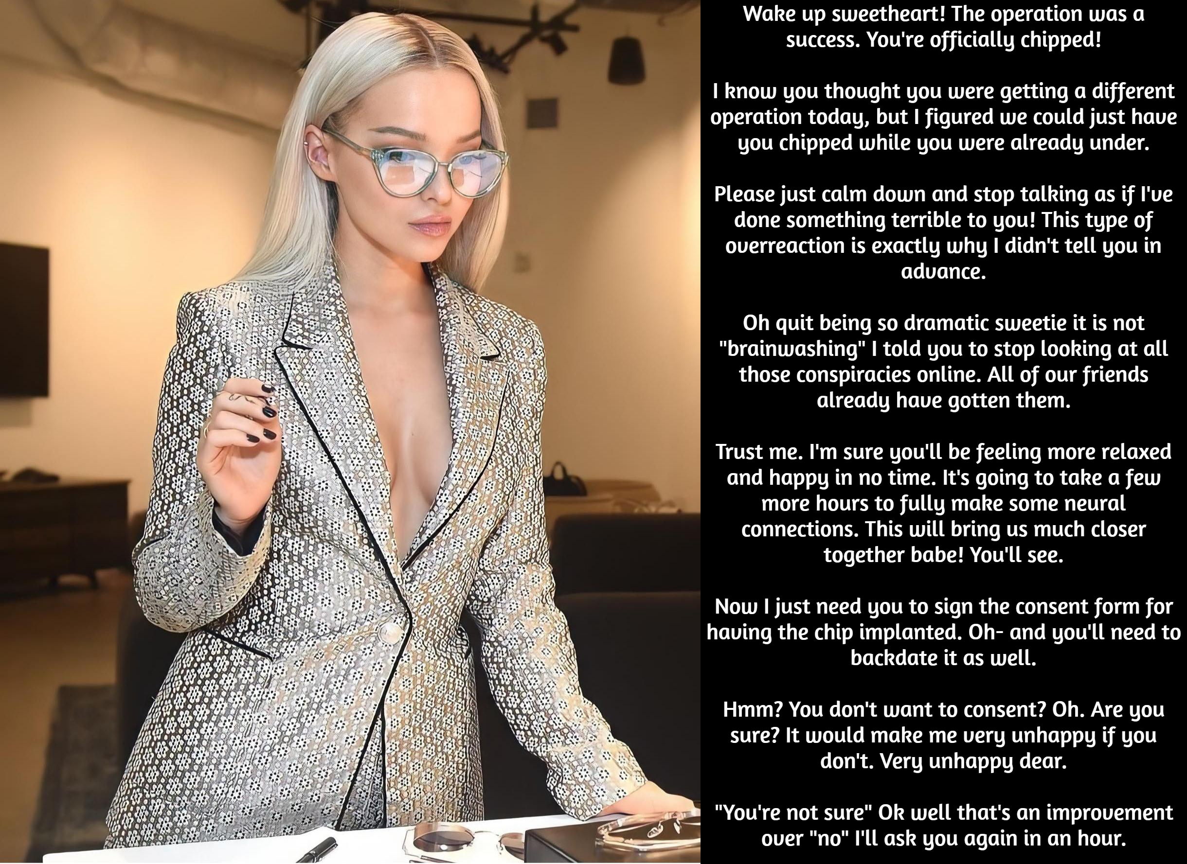 Dove Cameron's "Communication" Chip | Scrolller