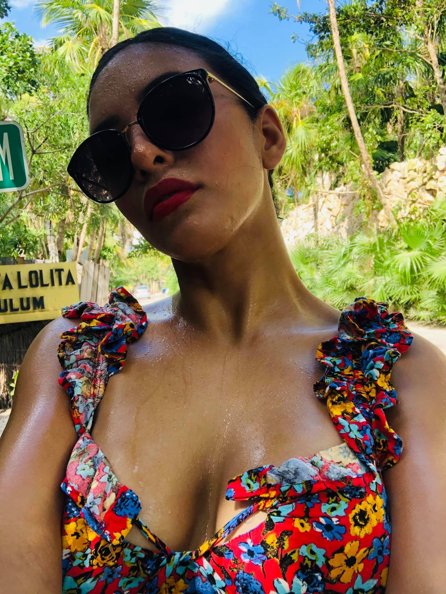 Dripping after a walk in Tulum | Scrolller