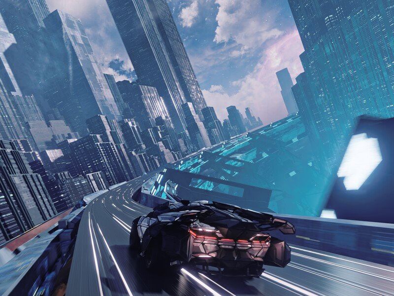 Drive around the Super Circle in a City , by wanoco 4D | Scrolller