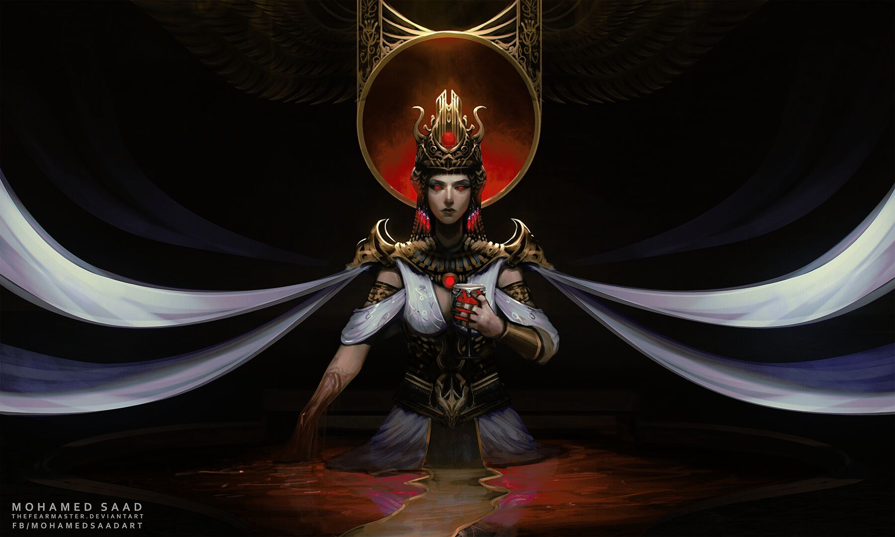 Egyptian vampire queen by mohamed saad | Scrolller