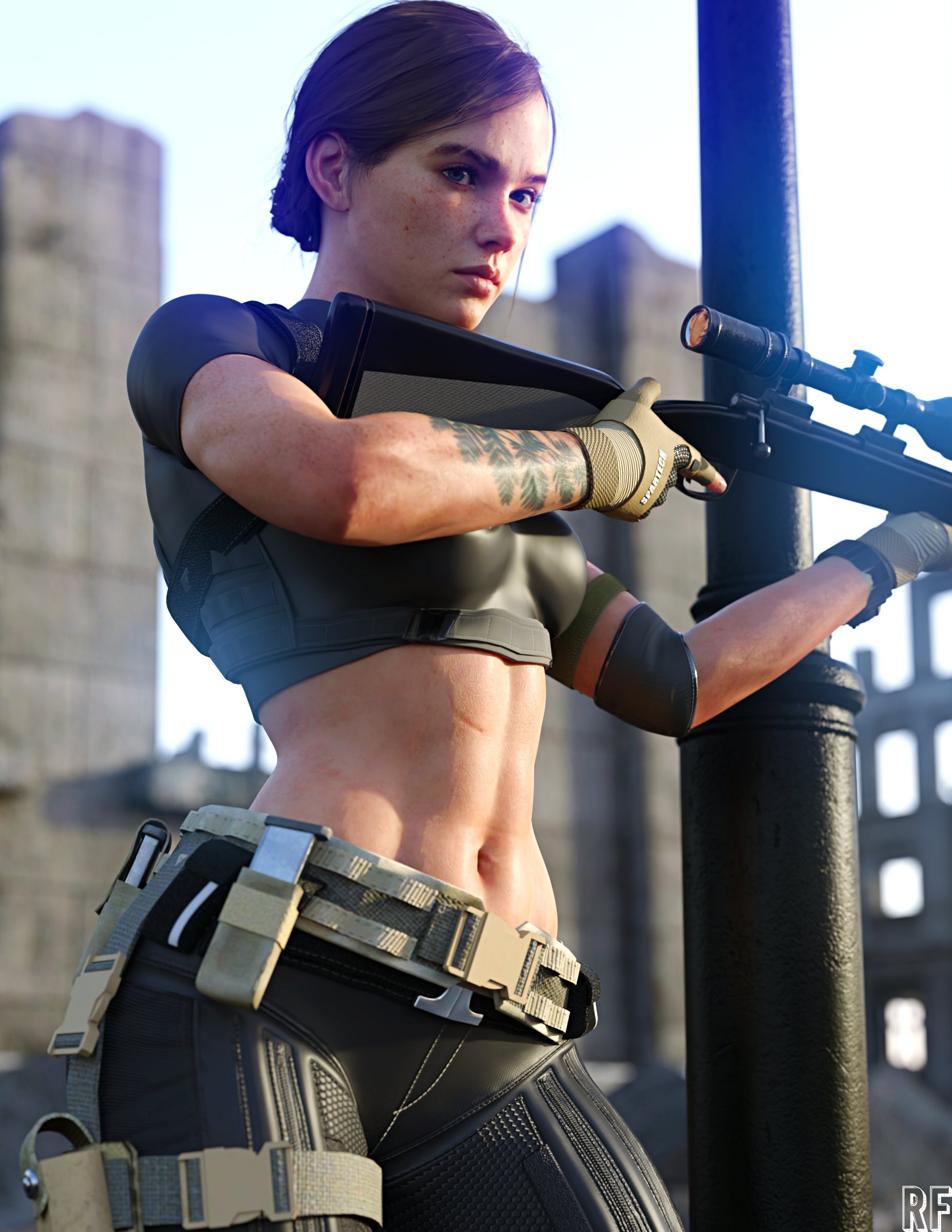 Ellie joins the Battlefield (Rude Frog) | Scrolller