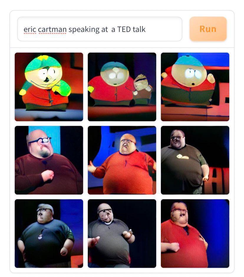 eric cartman speaking at a ted talk | Scrolller