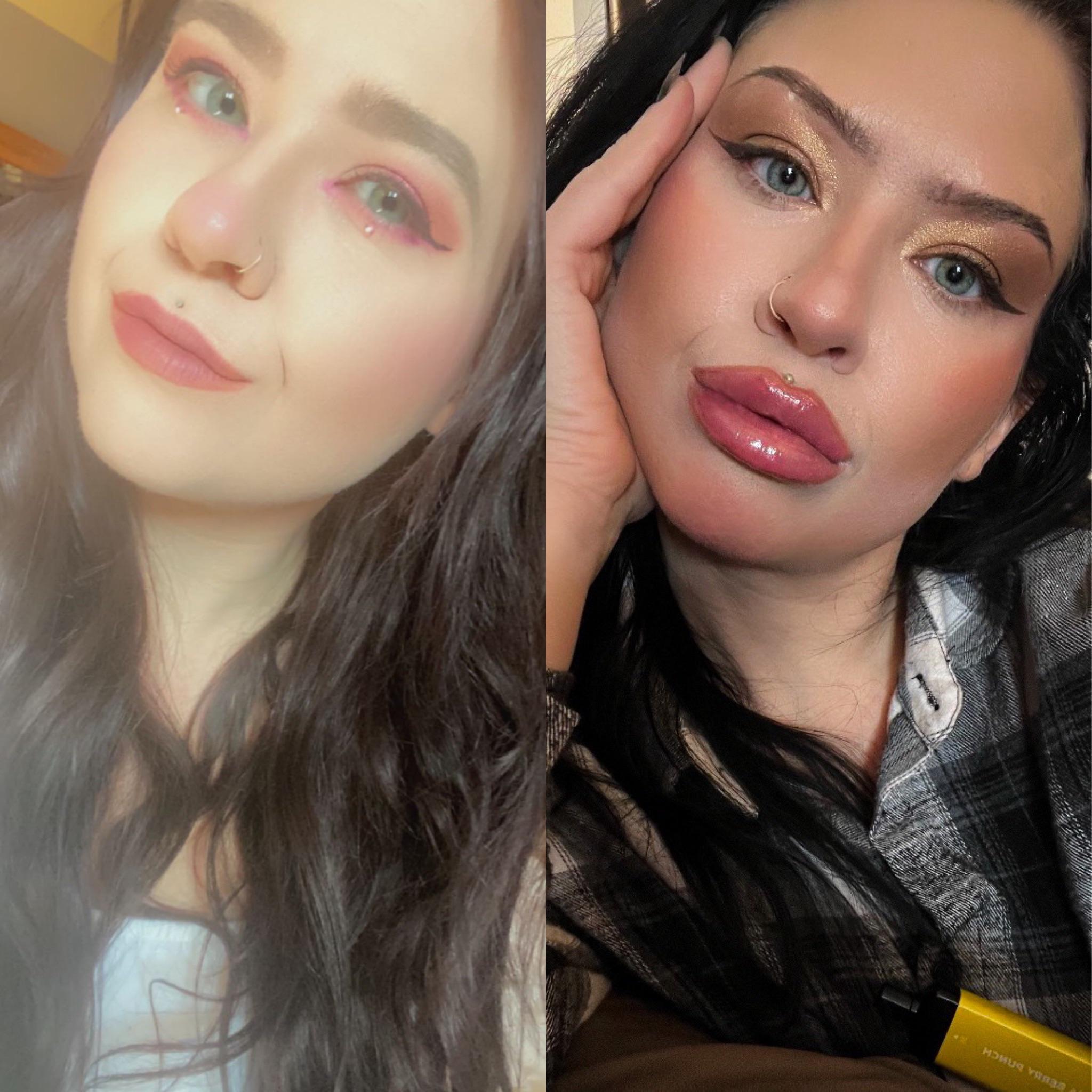 Face is almost complete - how many more MLs should I add to my lips? Body work otw | Scrolller