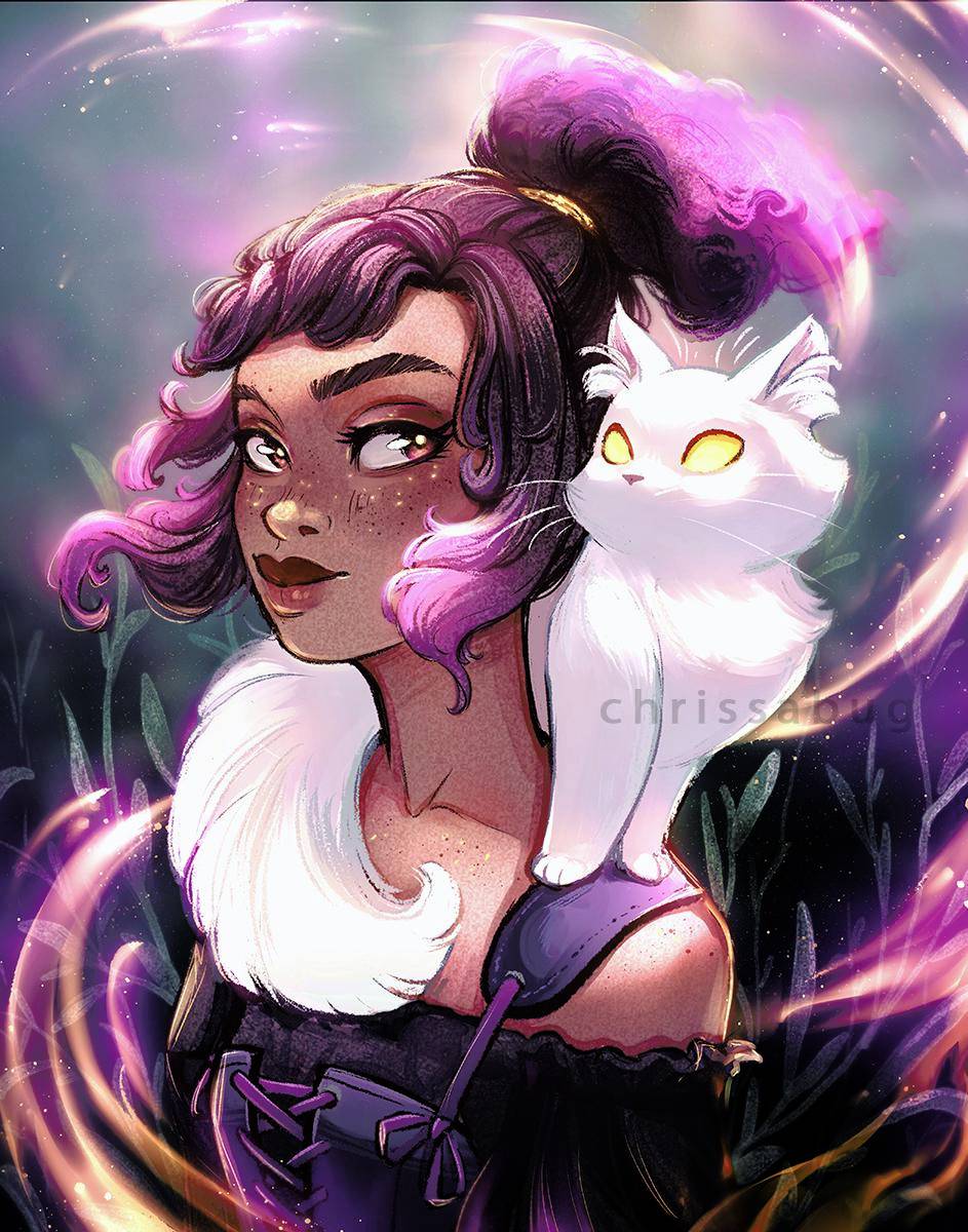 Familiar Magic, me (chrissabug), digital, 2022 | Scrolller