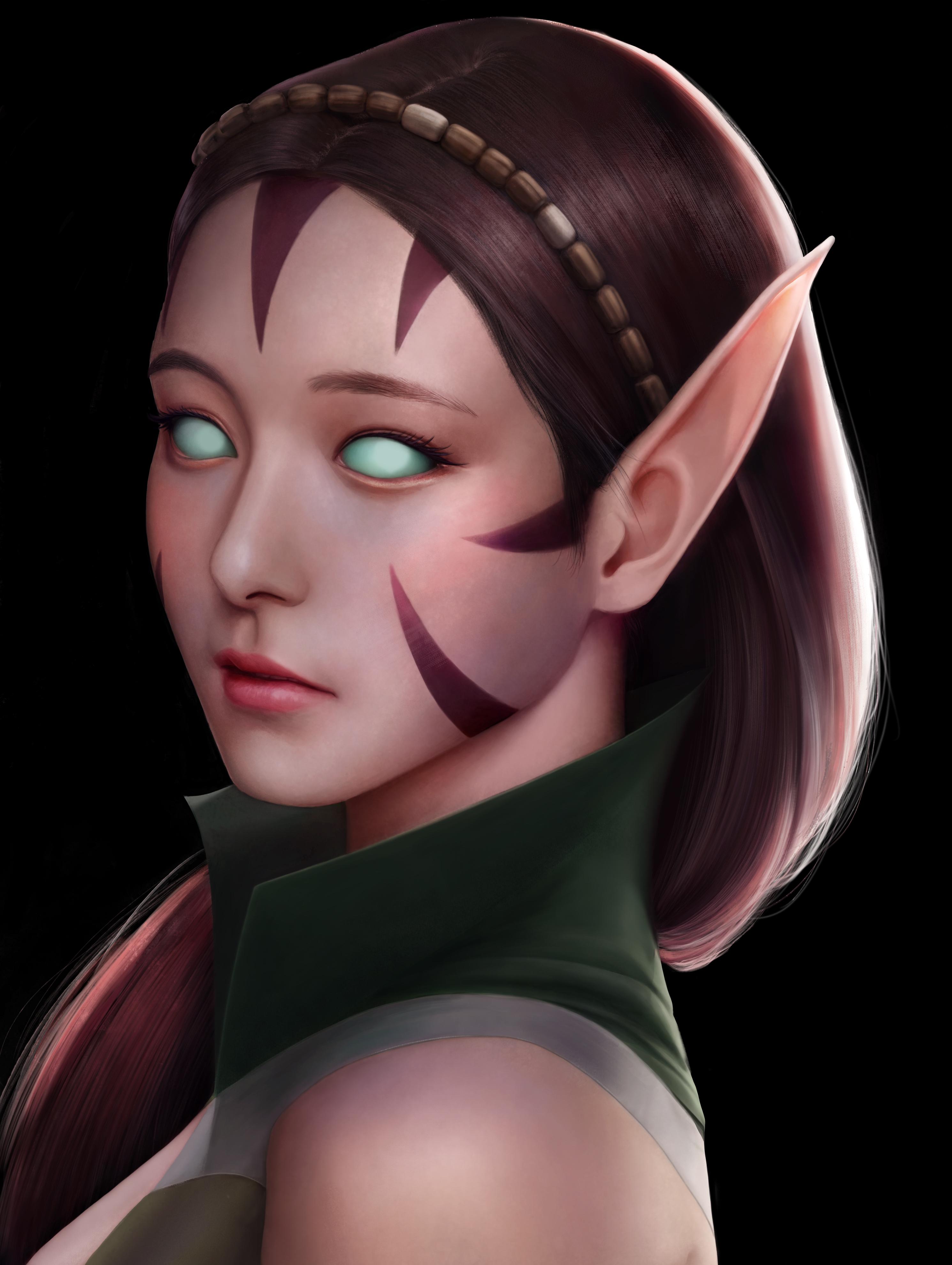 Fanart Of Both Tzuyu And Nissa From Mtg As One Scrolller