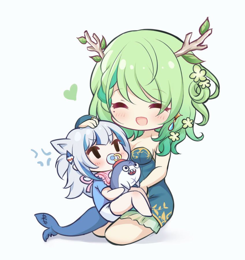 Fauna taking care of little Gura [Hololive] | Scrolller