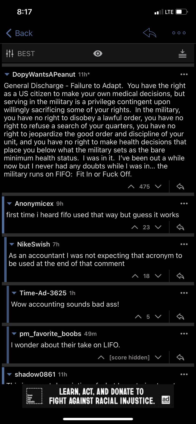 FIFO in the military | Scrolller