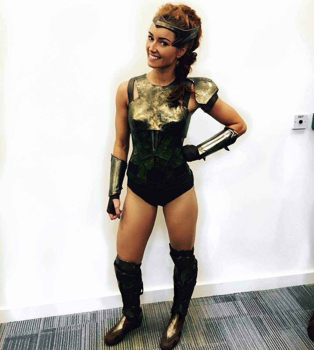 First fitting for her armor | Scrolller