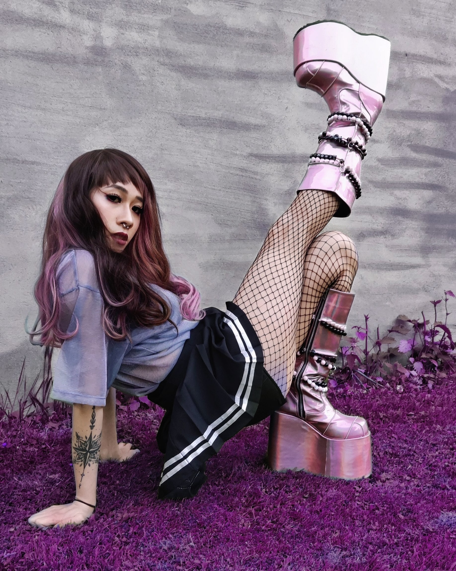 First post here! Hope you like it. Never forget the fishnet tights for your parties 🎉🎉🎉 | Scrolller