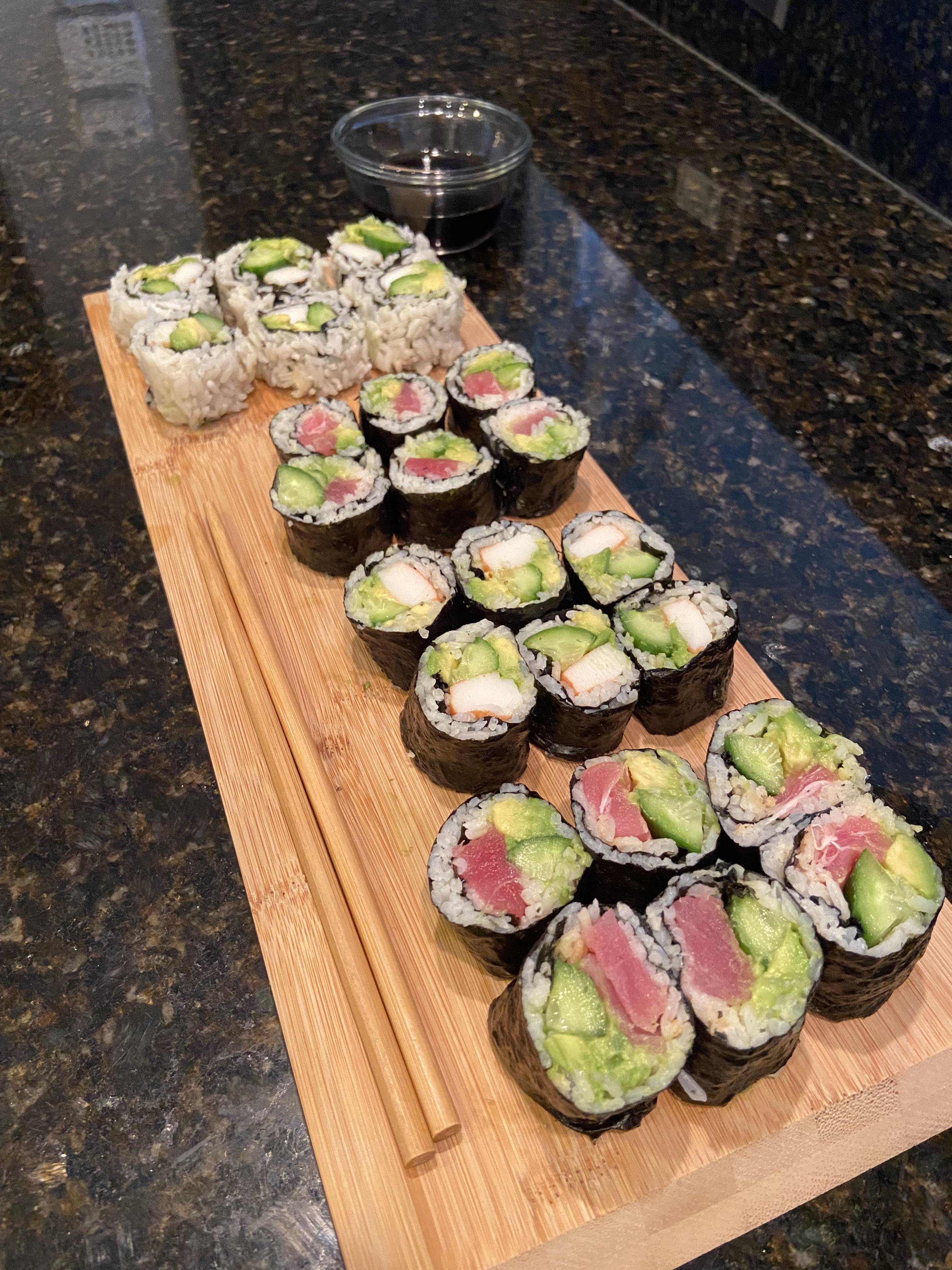 First time making sushi | Scrolller