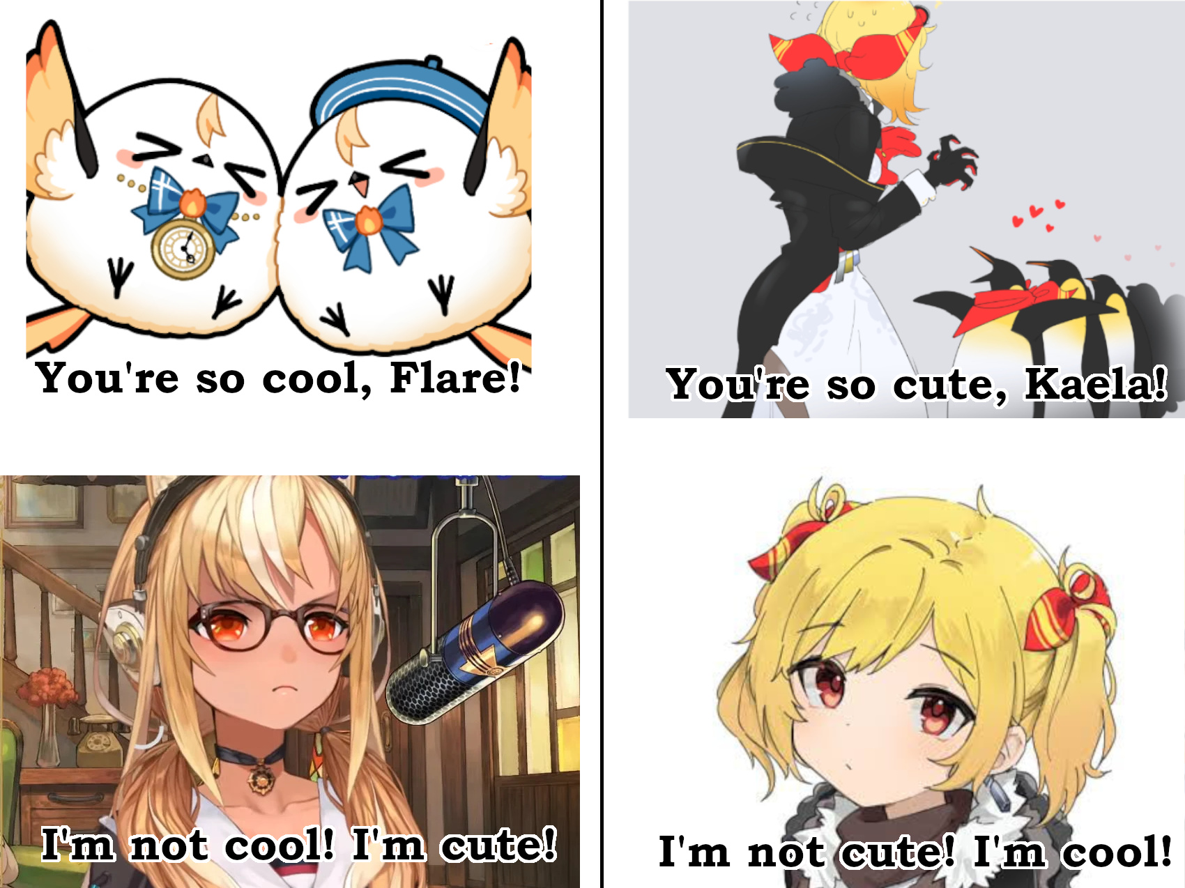 Flare and Kaela's struggle with the fans | Scrolller