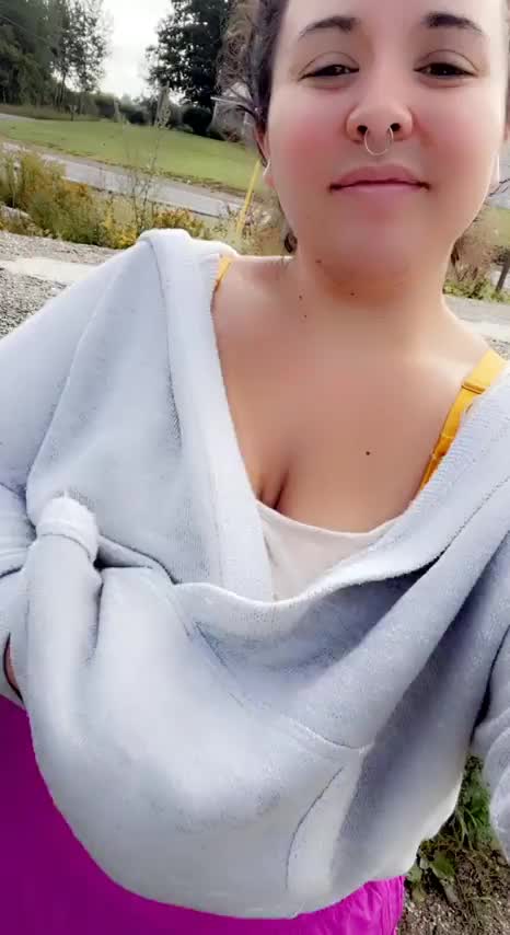 Flashing at the pond on a break from work. ☺️ | Scrolller