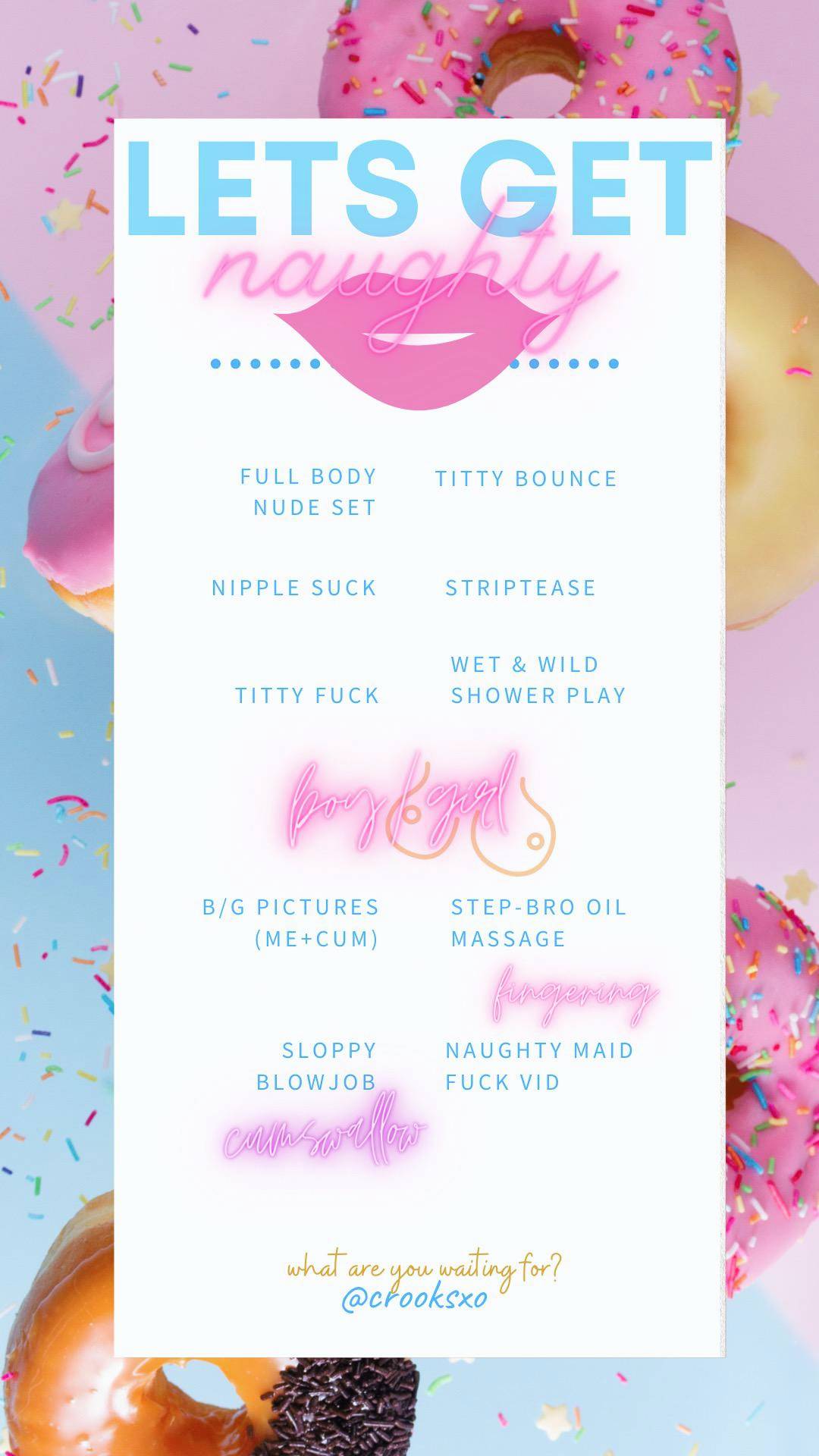 For those who are curious... my OnlyFans Tip Menu 😈 | Scrolller