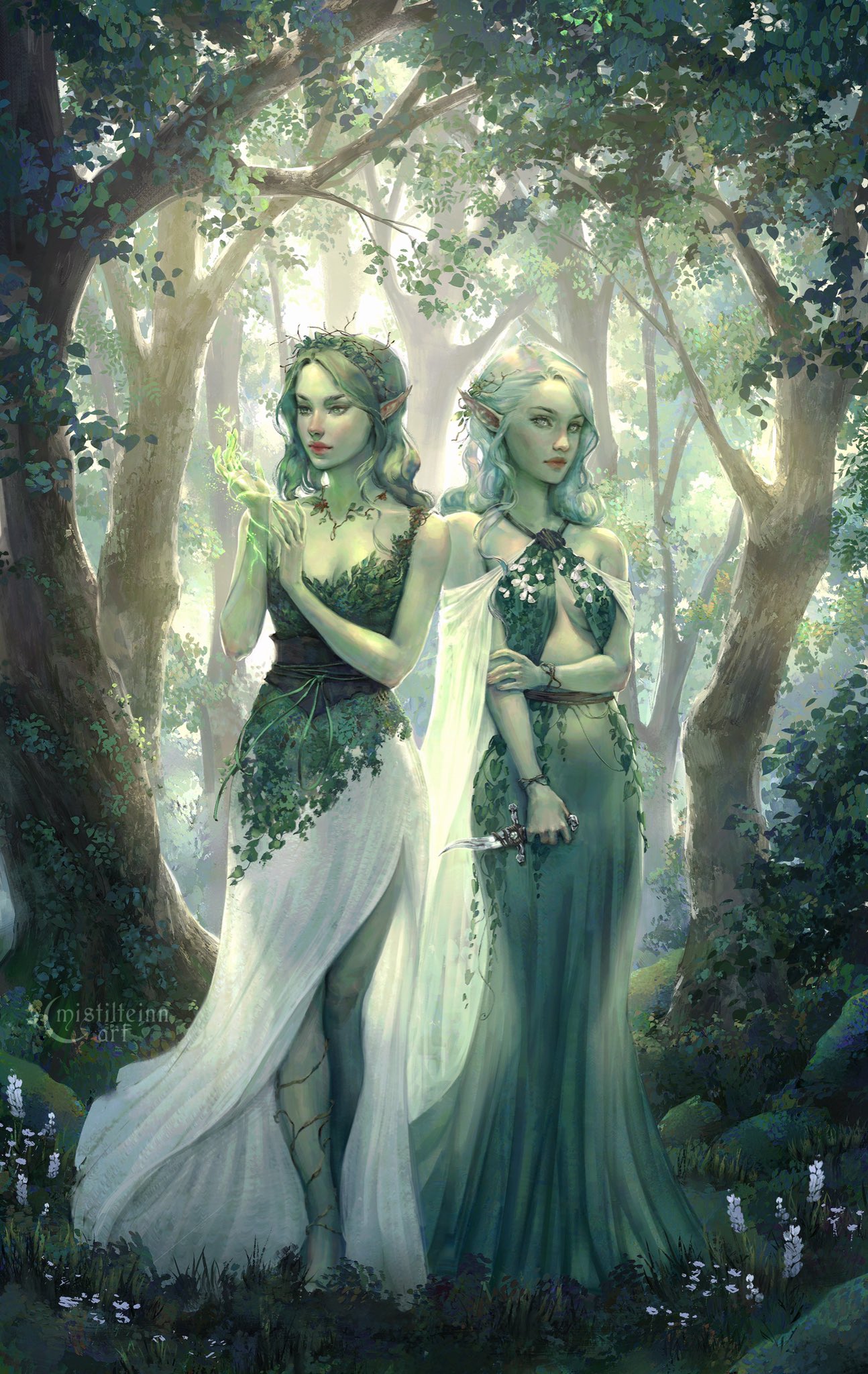 Forest Nymphs by Maria Makovetskaya | Scrolller