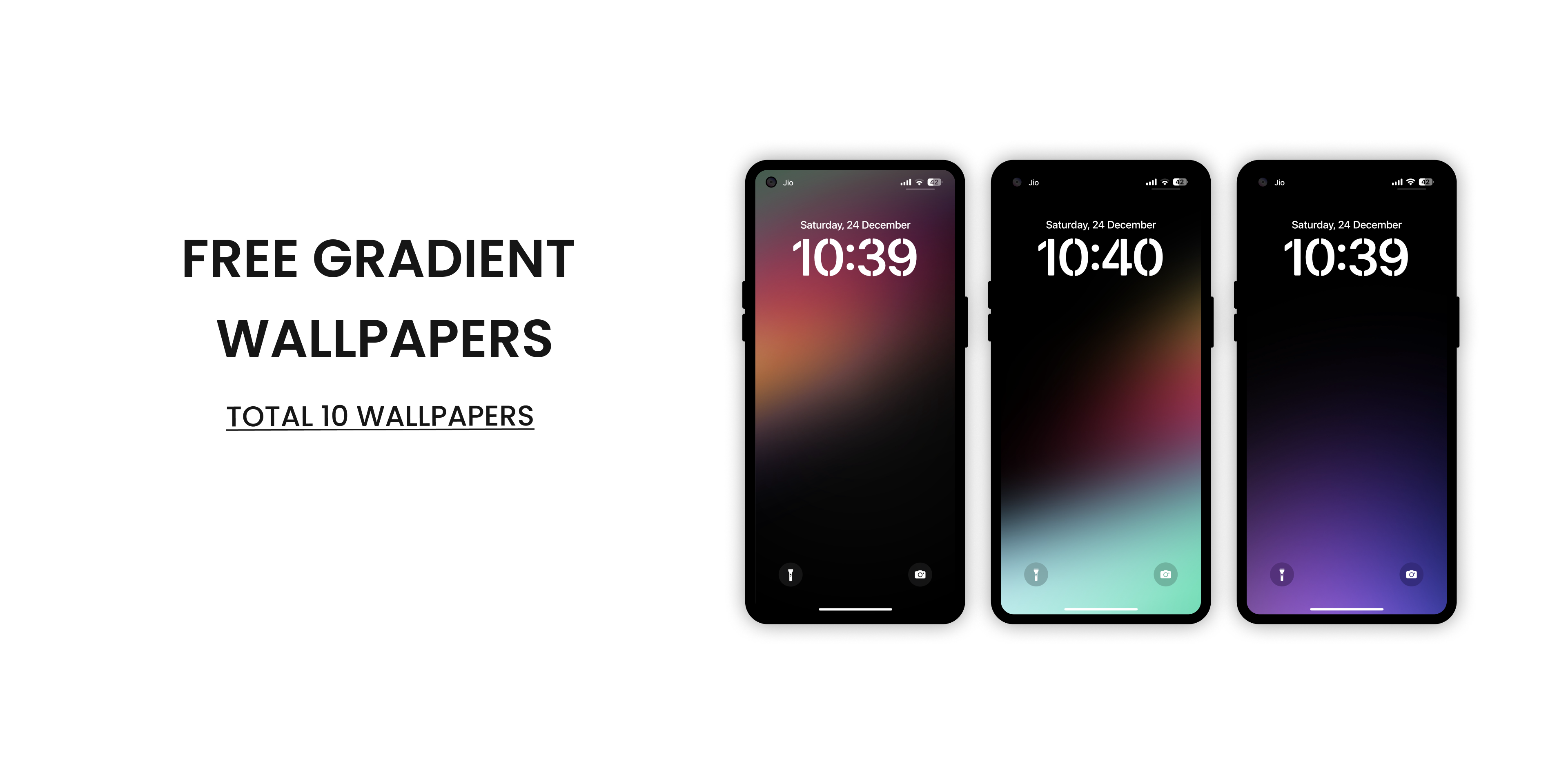 Free Gradients Wallpaper Pack [Link in description/comments] | Scrolller