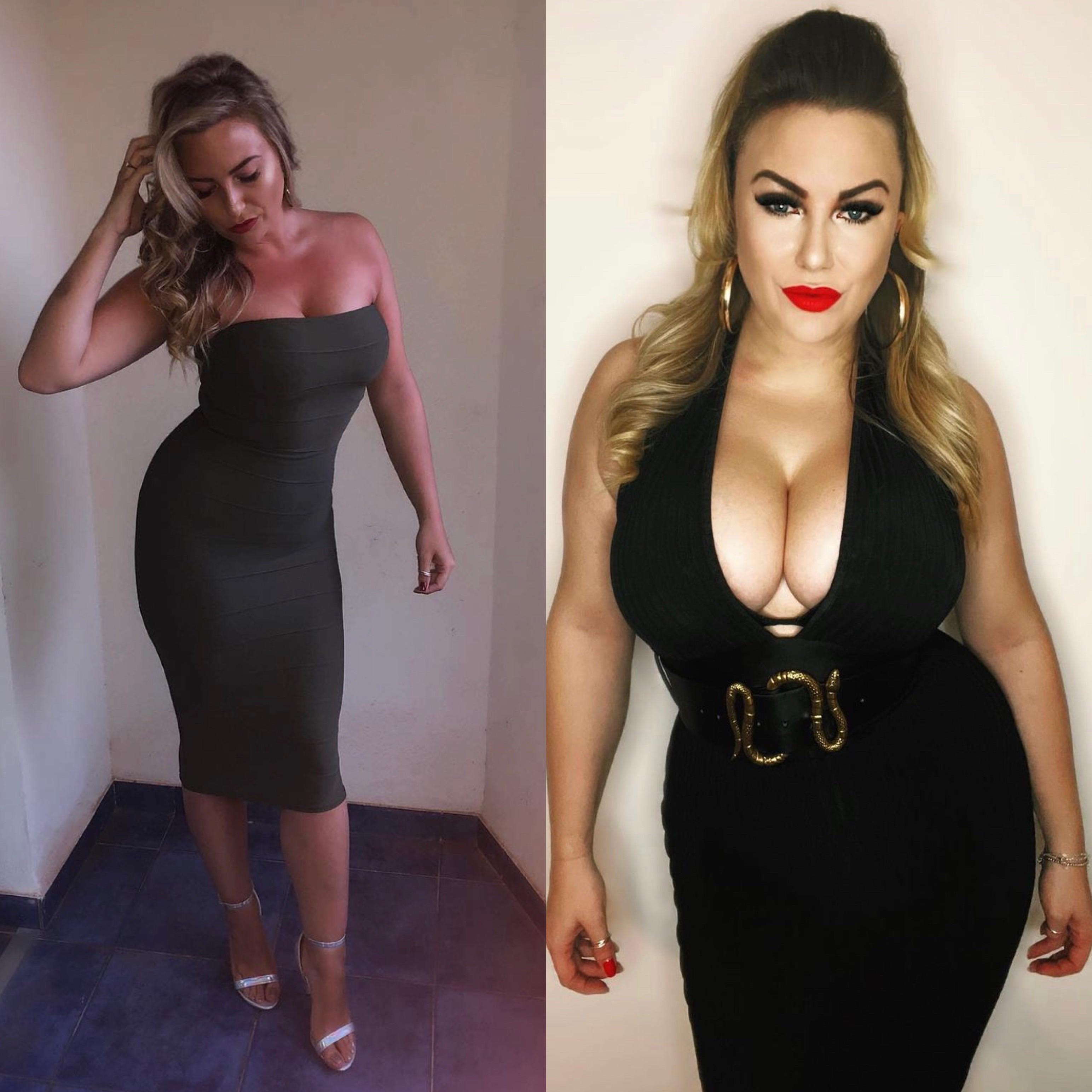 From curvy to huge.. | Scrolller