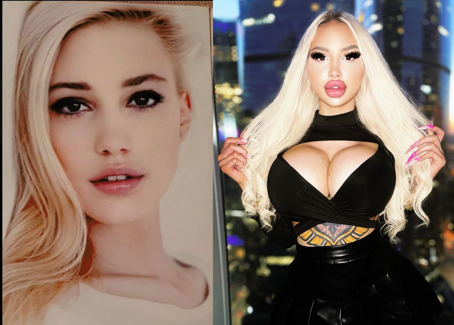 From cute girl to mega bimbo | Scrolller