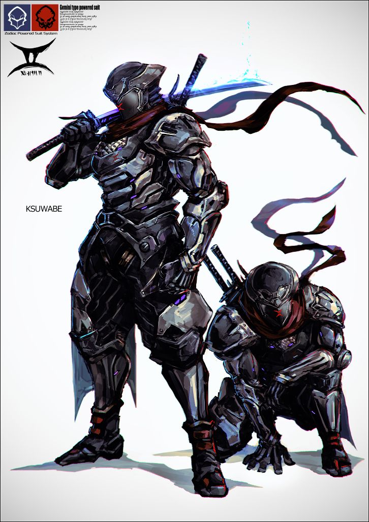 Futuristic Ninja Armor
