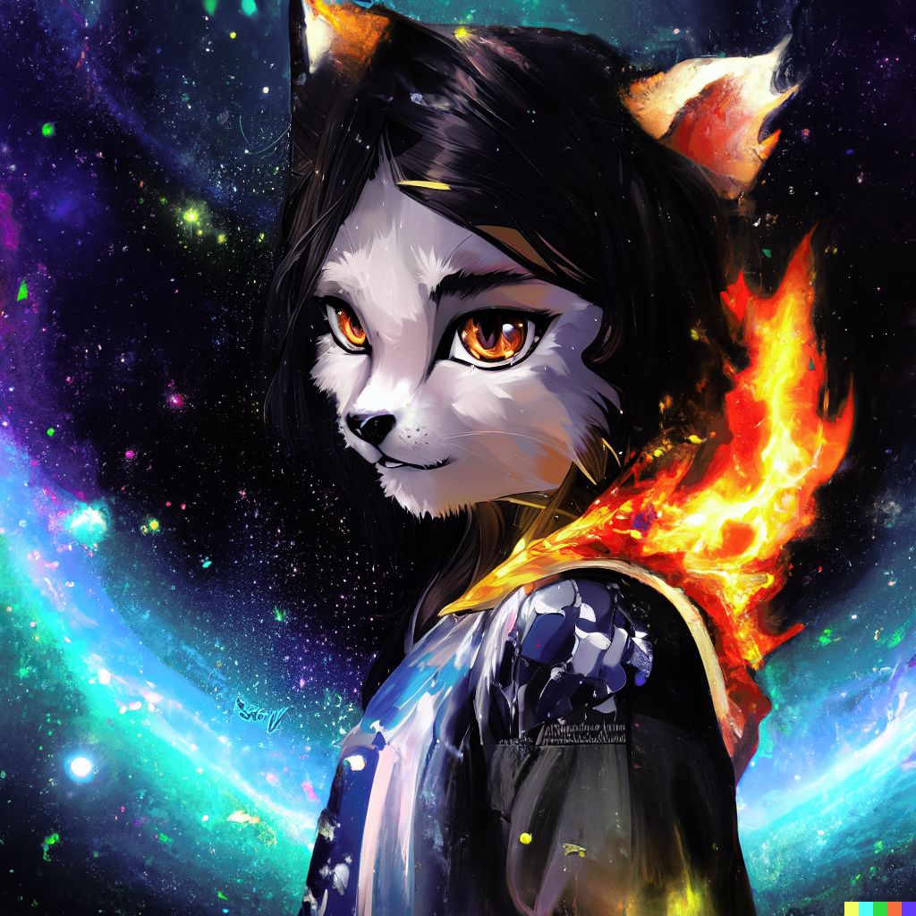 Generated with img2img Stable Diffusion, Outpainted and fixed nose with Dalle 2 | Scrolller