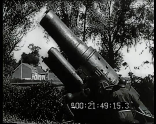 German artillery hammers the fortifications at Lille at the end of May 1940 | Scrolller