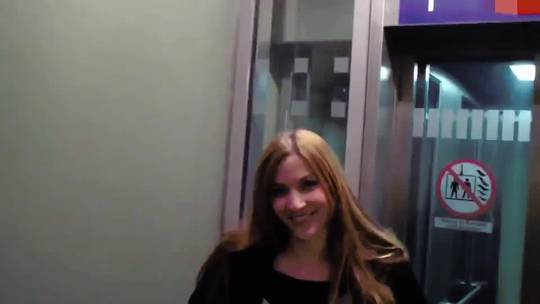 Getting A Facial In The Parking Garage Elevator And Then Walking To Her Car Covered | Scrolller