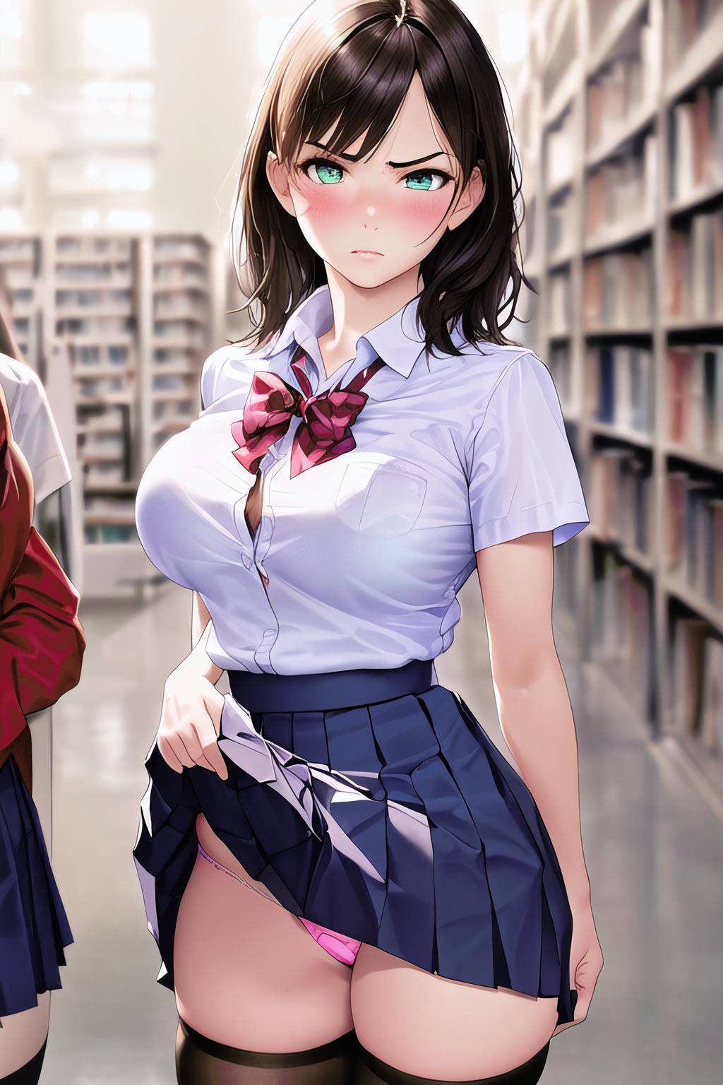 Getting horny in the library | Scrolller