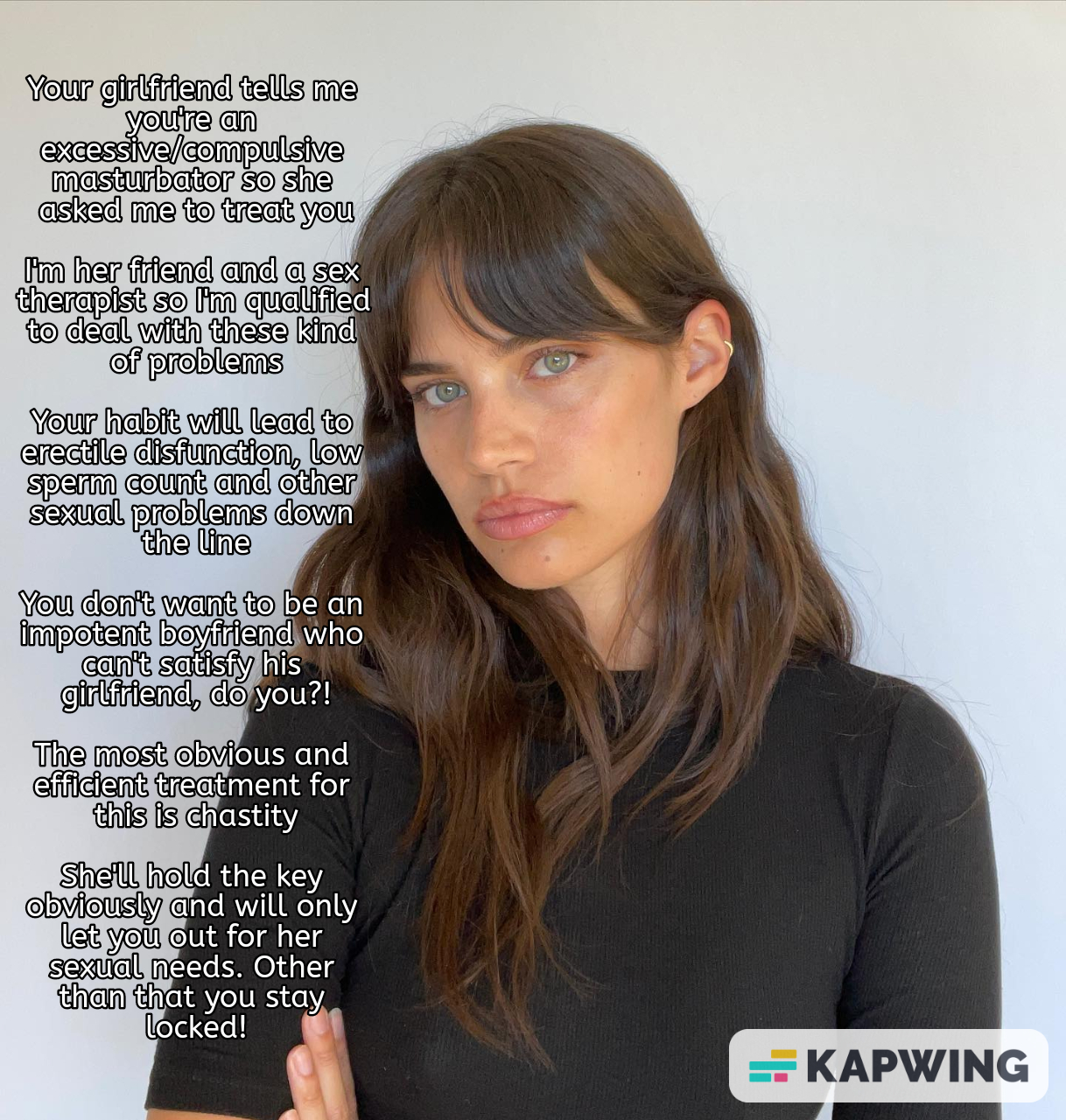 Gf's friend has an effective and easy solution for your compulsory masturbation | Scrolller