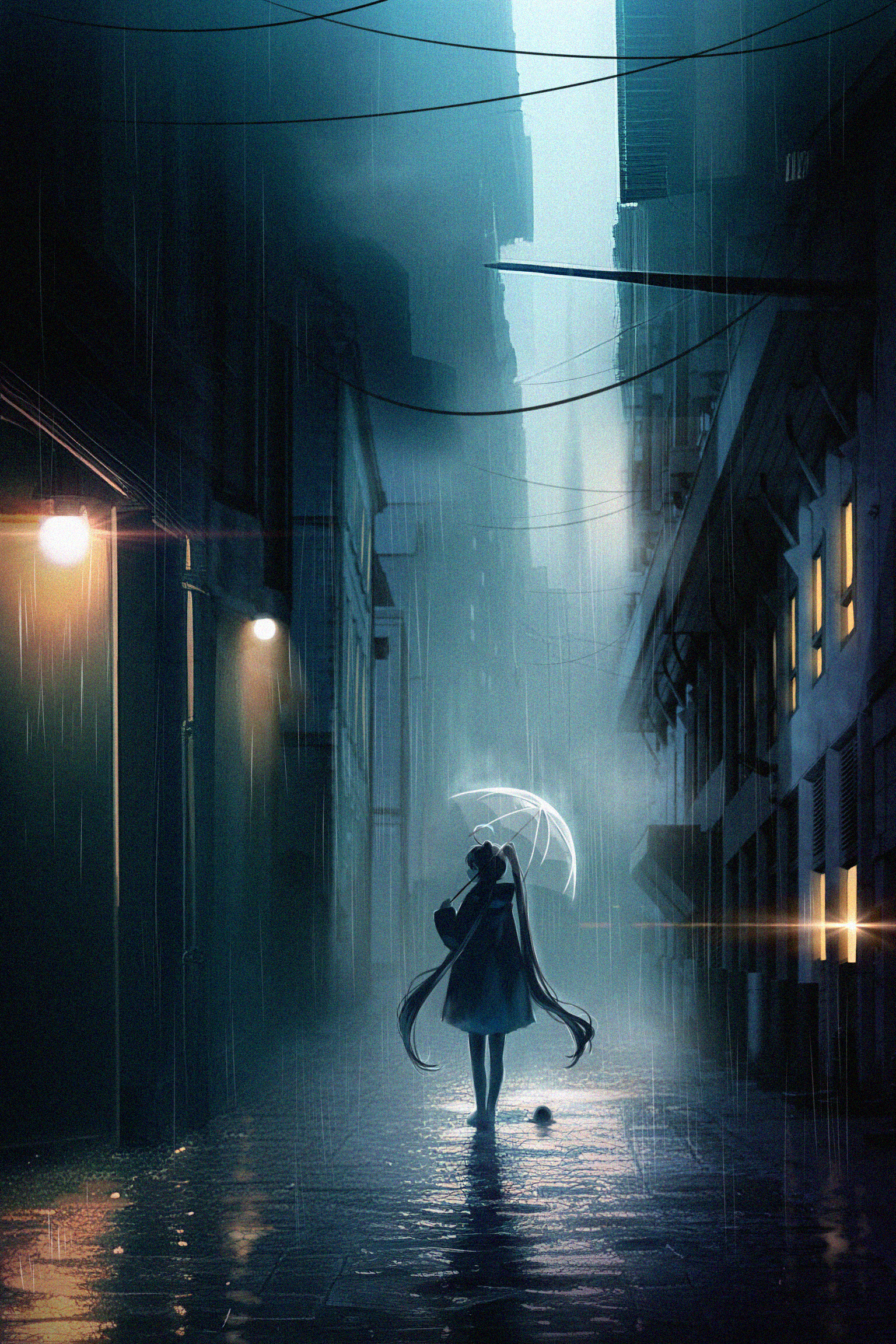 Girl in the Rain | Scrolller