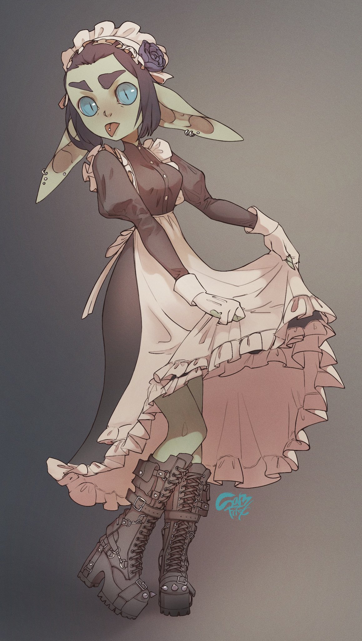 Goblin Maid For Hire By Sam Frisk Scrolller 9352