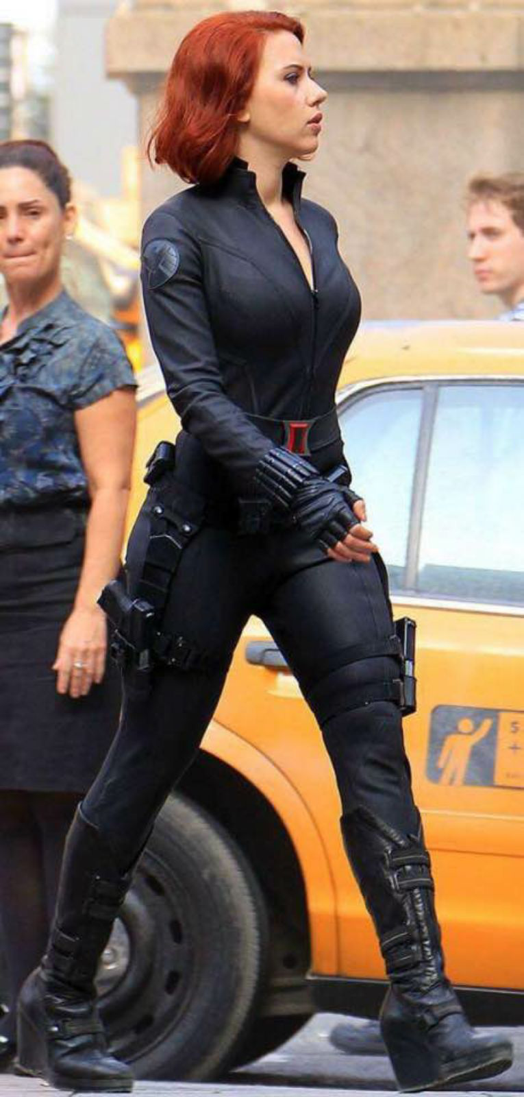 Goddess strutting in as Black Widow | Scrolller